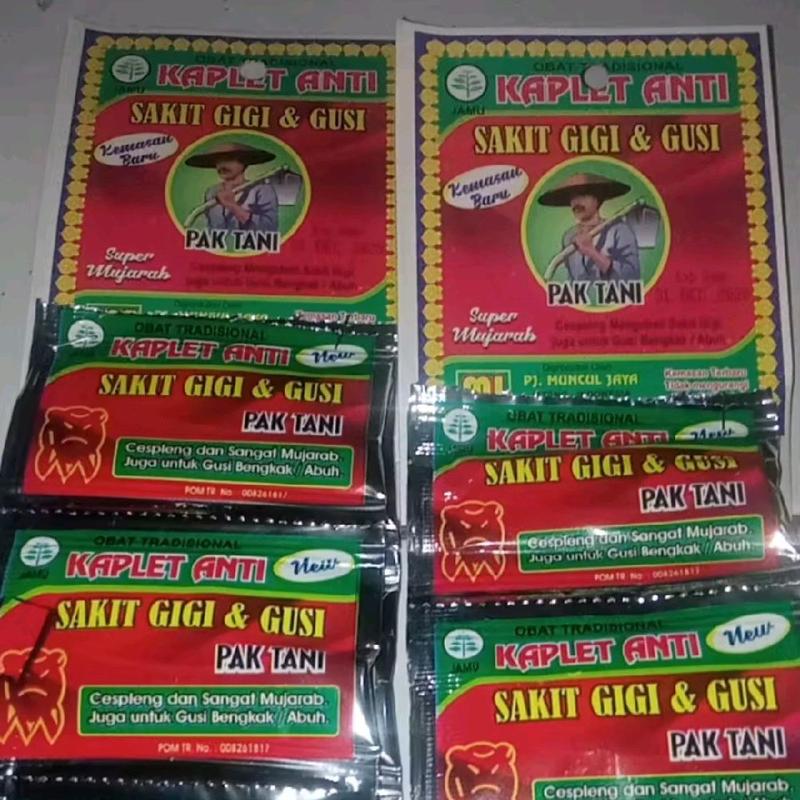 MS20 HERBAL pil Kapsul Cap Pak Tani Renceng isi 12 sachet untuk Sakit ...