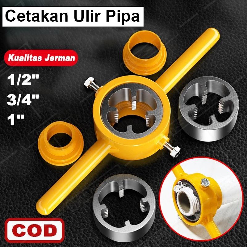 Alat Pembuat Drat Pipa PVC / Set 6 in 1 Mata Senai Drat Ulir - Shop ...