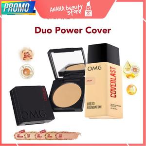 OMG FAVOURITE BUNDLE! Duo Power Cover (Foundation + Bedak Padat ...