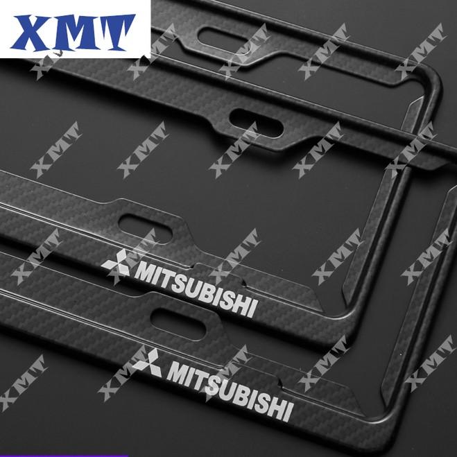 XMT Mitsubishi-Khung Bảo Vệ Biển Số Xe Họa Tiết Sợi Carbon, Thích ...