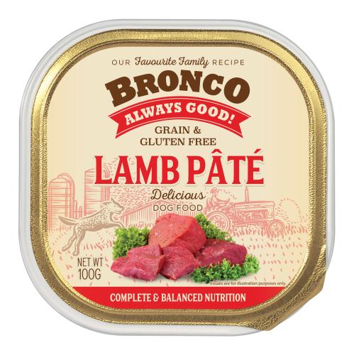 (Bundle of 16) Bronco Dog Wet Food Lamb Pate Tray 100g - TikTok Shop ...
