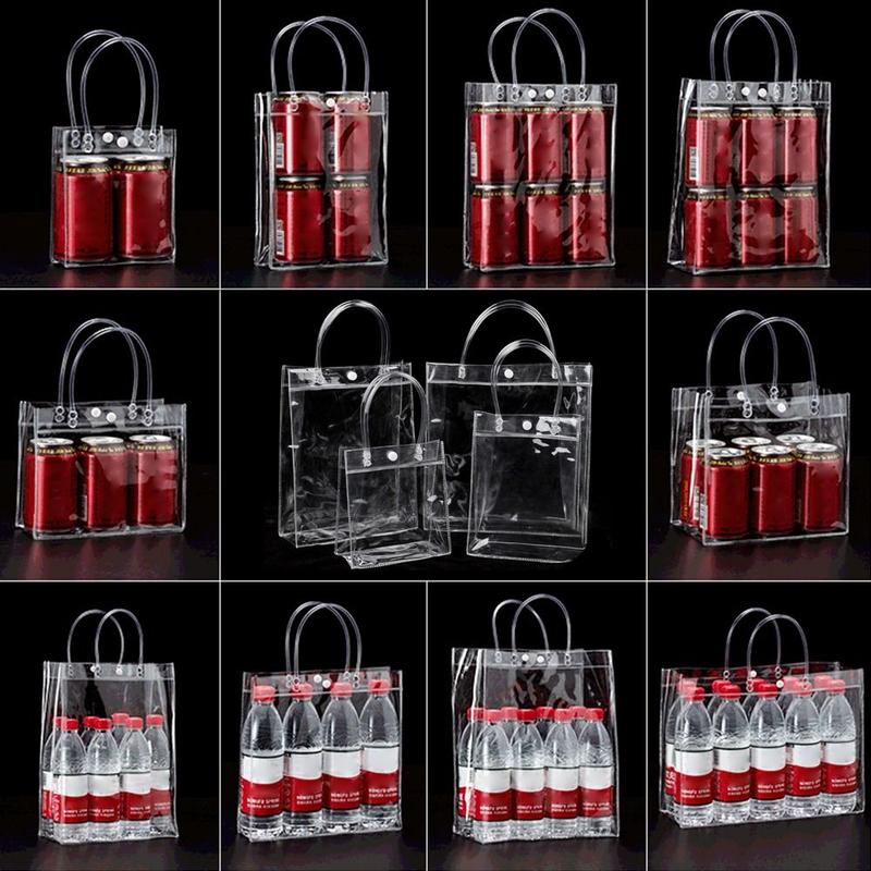 Convenient Transparent PVC Handbag Large Capacity Multi-purpose ...