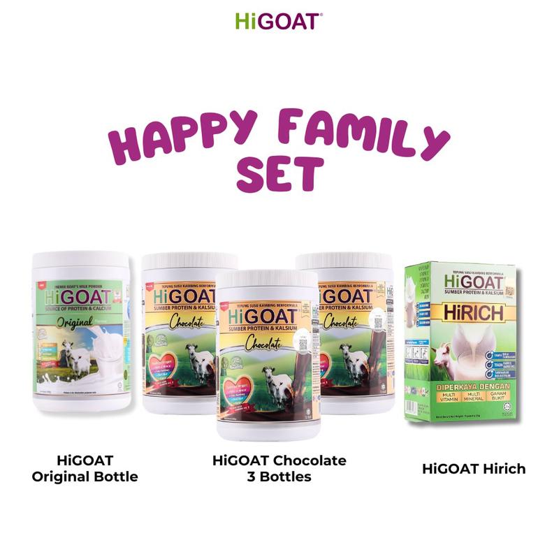 HiGOAT Set Keluarga Ceria (1 Higoat Original Botol + 3 Higoa - TikTok ...