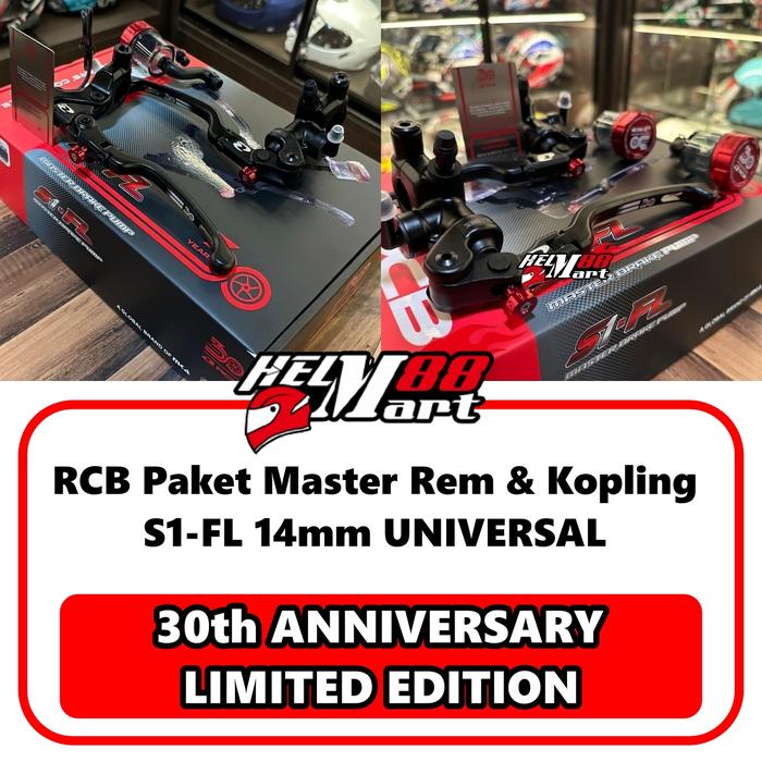 Jual Master Rem RCB S1-FL 14mm Master Kopling Racing Boy 30th ...