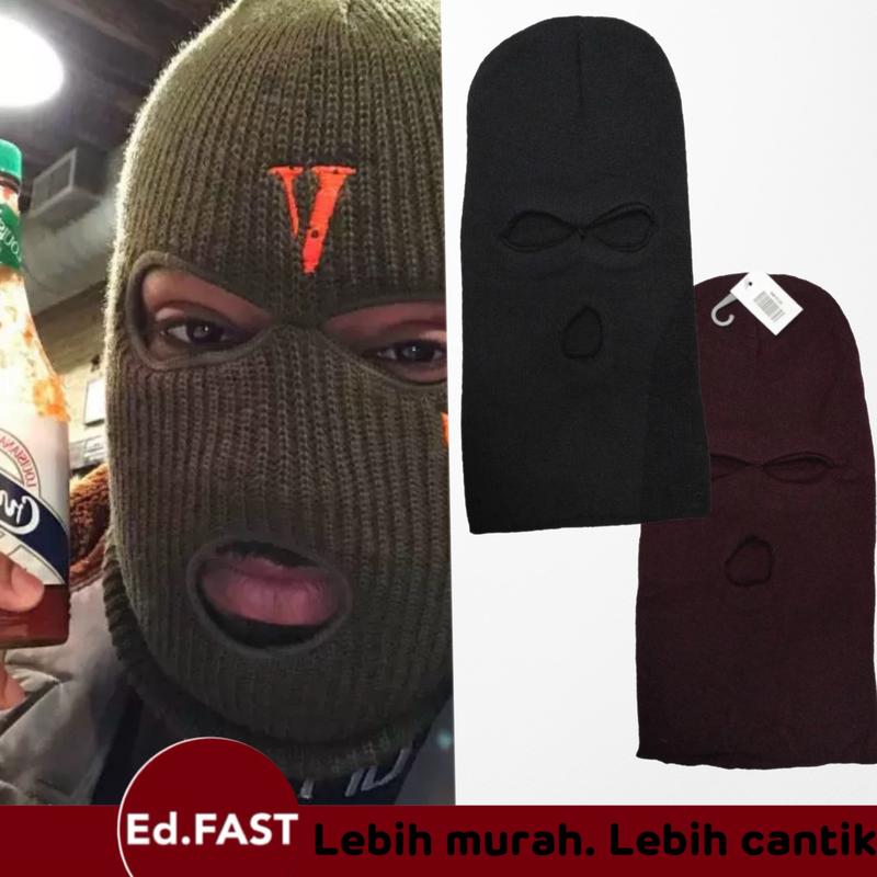 Unisex 3 HoLe balaclava full face cover mask outdoor ski mas - TikTok ...