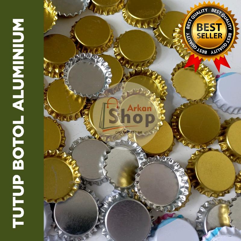 (Paket 1kg) Tutup botol aluminium kecap, sirup, saos - Shop | Tokopedia