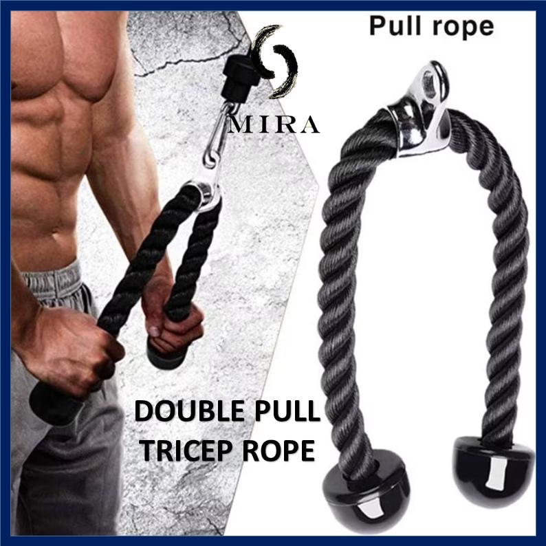 High Grade Double Pull Biceps MMA Tricep Rope for Arm Muscle - TikTok ...