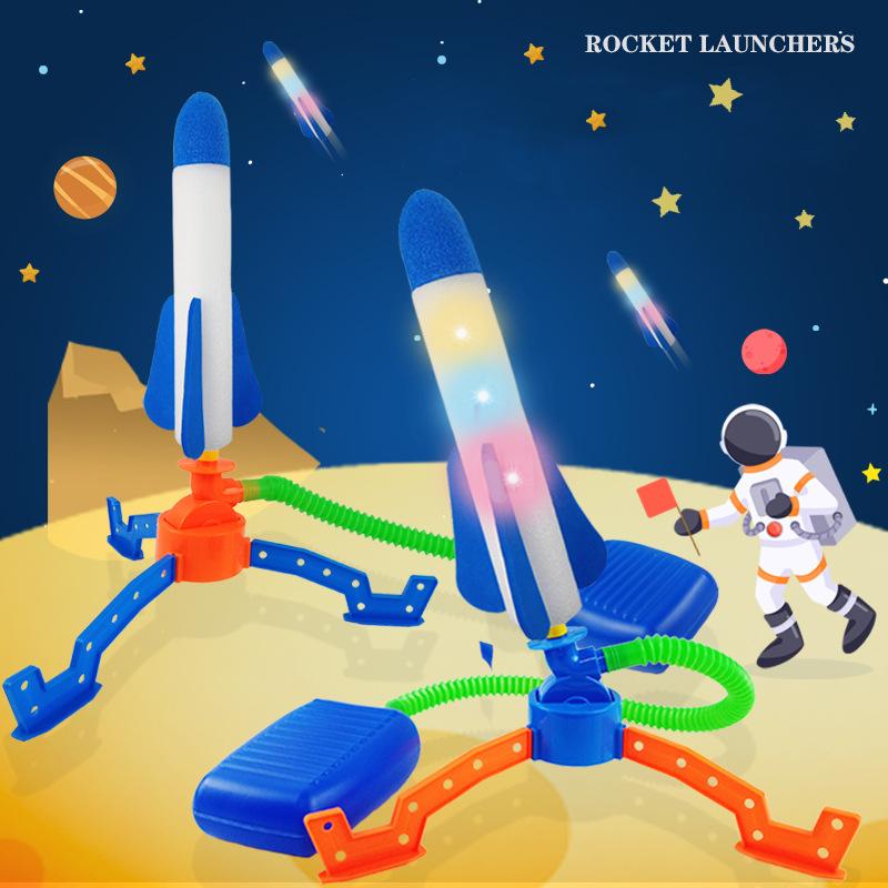 Rocket Toys Kid Pedal rocket air raket pump launcher speelgoed - TikTok ...
