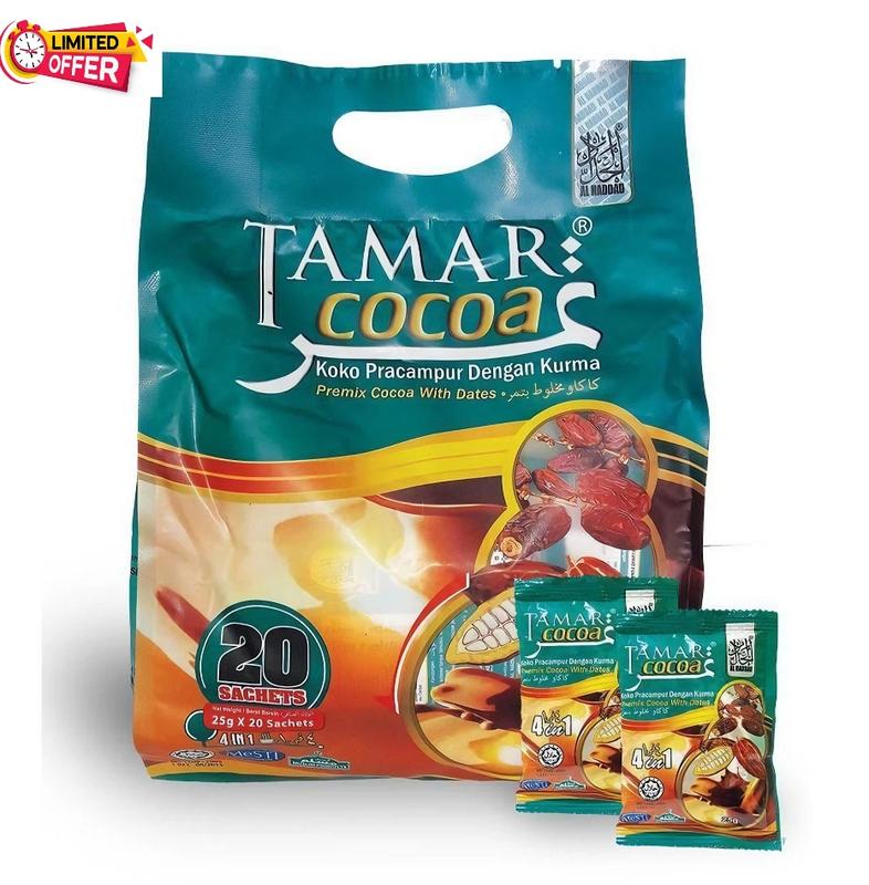 Tamar Cocoa Dari Al-Haddad - (25g x 20 Sachet) – Minuman Kok - TikTok ...