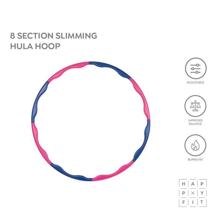 Happyfit - 8 Section Slimming Hoola Hoop / Hula Hup Bongkar Pasang ...