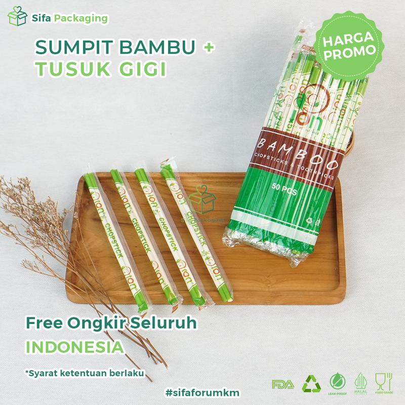 Sumpit Bambu Panda + Tusuk Gigi Sumpit Steril Higienis Isi 5 - Shop ...