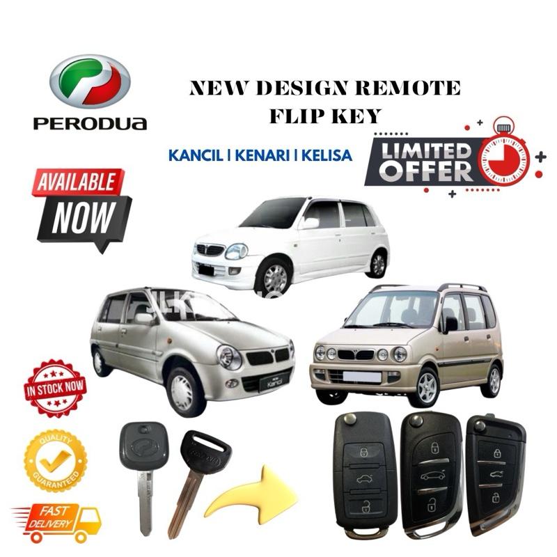 Perodua KANCIL / KELISA / KENARI Remote Alarm Flip Key - TikTok Shop ...