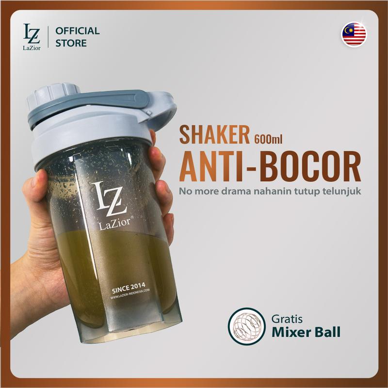 Bottle Shaker by LaZior (500ml) - Botol Minum BPA FREE - Shop | Tokopedia