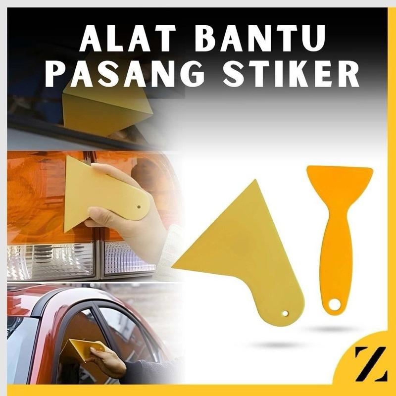 Alat bantu pasang kaca film / stiker / wallpaper mobil motor Tool Rakel ...