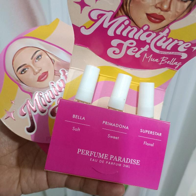 Perfume miniature Bellaz perfume paradise mua bellaz mini set 3 in 1 ...