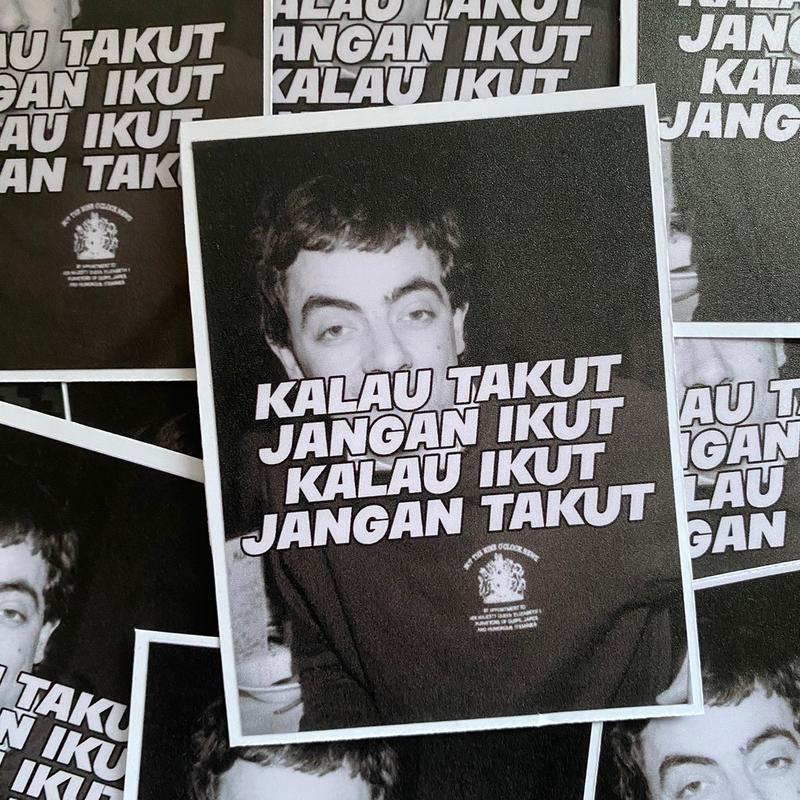 Sticker JANGAN T4KUT JANGAN IKUT - TikTok Shop Malaysia