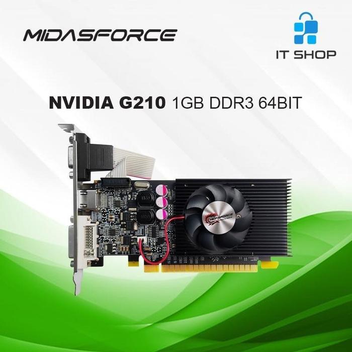 Jual Midasforce VGA NVIDIA G210 1GB DDR3 64BIT - Kota Malang - ITShop ...