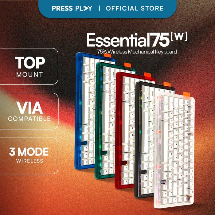 Promo ESSENTIAL75W 75% Wireless Mechanical Keyboard by Press Play ...
