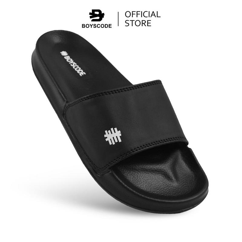 BOYSCODE Sendal Selop Karet Distro Pria Wanita Motif Petir Logo - Shop ...