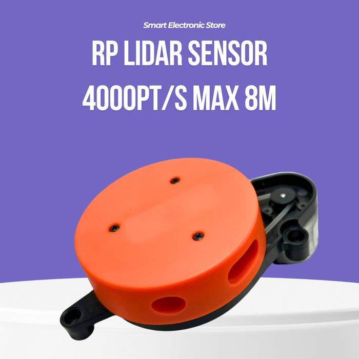 Jual Sensor Lidar RPLIDAR 4000 pt/s 8M Orange/Red - Tanpa Program ...