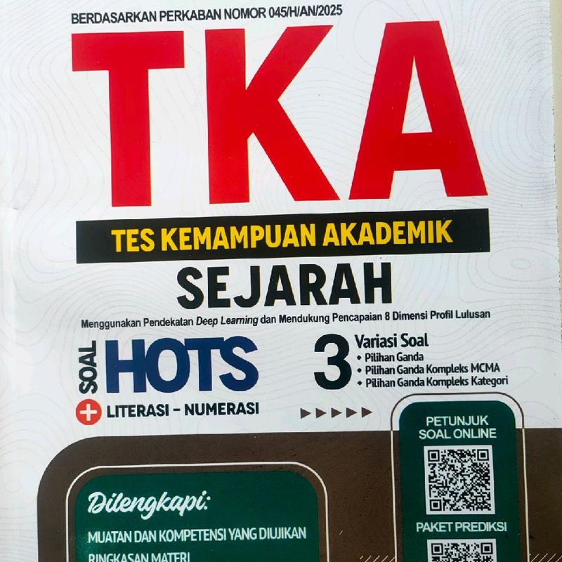 buku TKA Sejarah tingkat SMA - Shop | Tokopedia