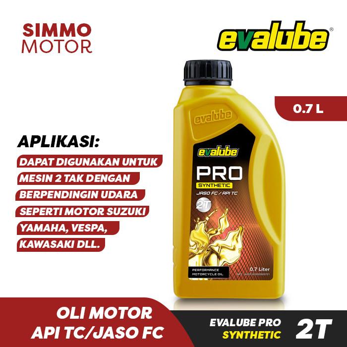 oli samping evalube 2T pro synthetic 0,7L - Shop | Tokopedia