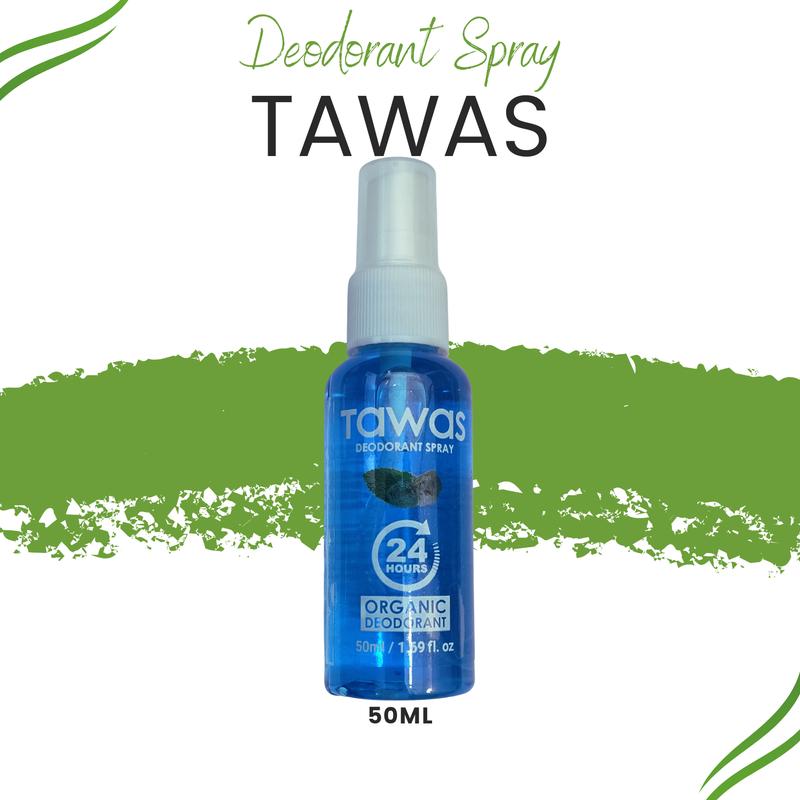 TAWAS | DEODORANT SPRAY | ORGANIC DEODORANT | MASALAH BAU BADAN ...