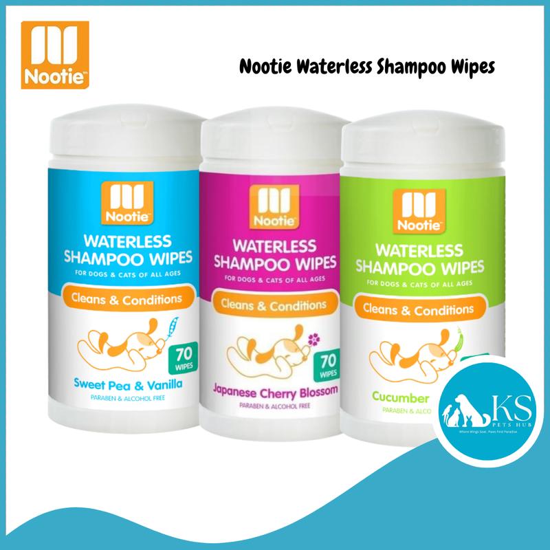 Nootie Waterless Shampoo Wipes (70 wipes) For Cats Dogs - TikTok Shop ...