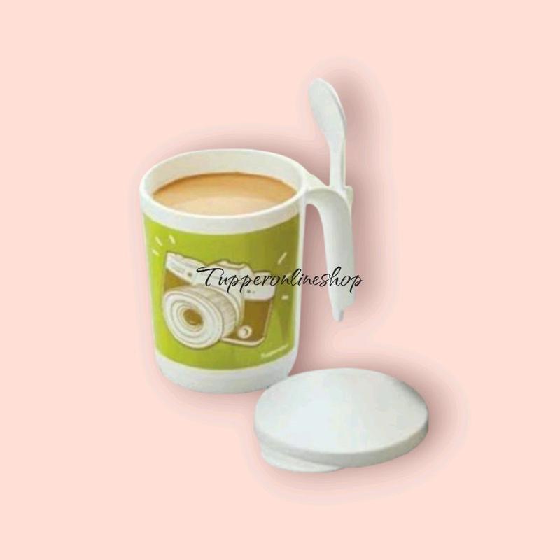 Byo mug tupperware / cangkir tupperware + sendok - Shop | Tokopedia