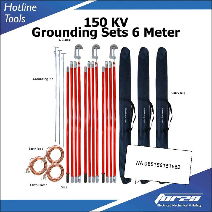 Jual Grounding PLN | Stick Grounding 150kv 6 meter | Grounding Forza ...
