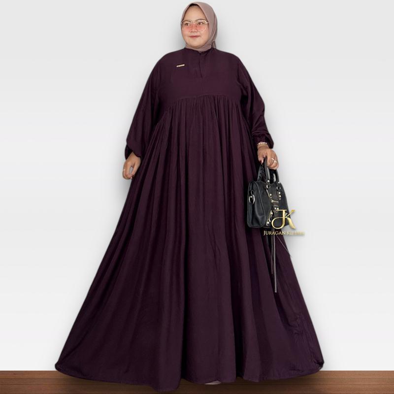 Gamis Super Jumbo LD 130 LD 140 LD 150 BB 80-140KG++ Bahan Rayon - Shop ...