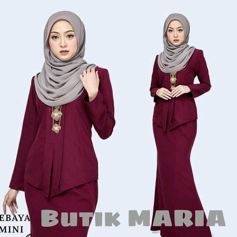 Kebaya MINI Modern Ironless - TikTok Shop Malaysia