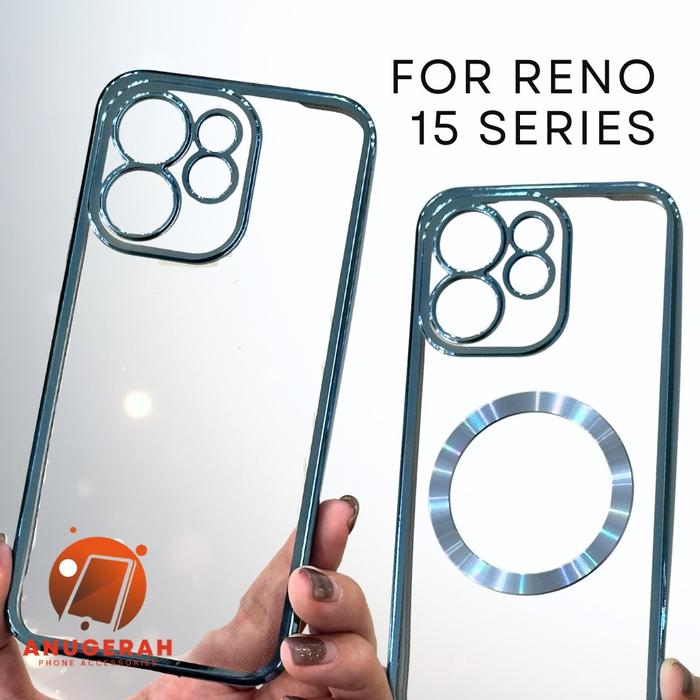 Jual Case UNTUK OPPO RENO 15 15 PRO 15 PRO MAX Clear Luxury Plating ...