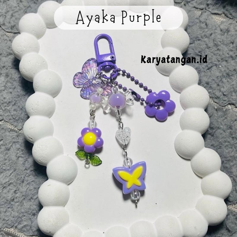 Keychains Gantungan Kunci Tas Hp Bag Charm Manik Mote Love Bunga - Shop ...