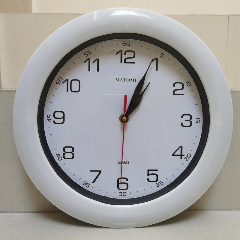 Jam Dinding Polos Putih Diameter 30cm - 915 / jam Dinding mayomi Putih ...