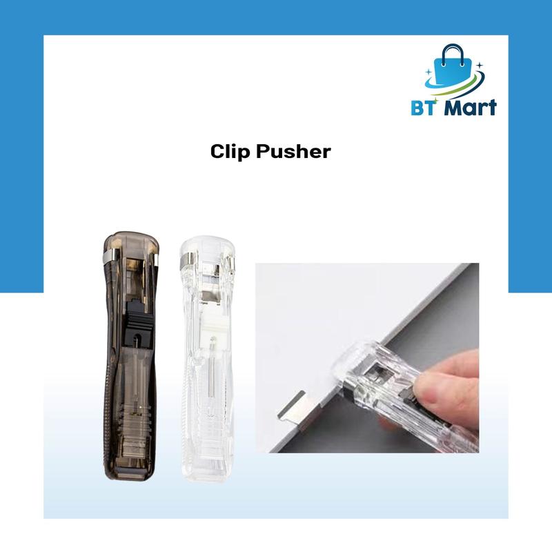 Simple Transparent Clip Pusher Paper Clipper Seamless Staple - TikTok ...
