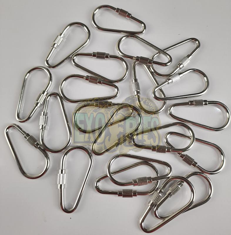 Mini Carabiner Stainless Steel Pengait Rantai Karabiner Mini - Shop ...