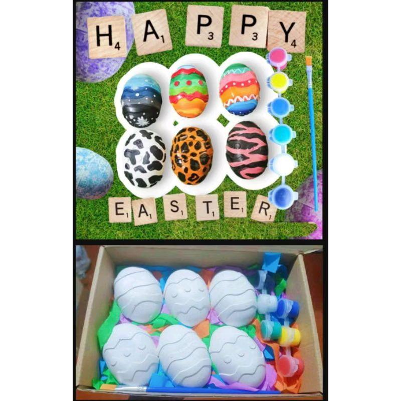 EASTER EGG PLASTER PAINTING SET FOR KIDS ACTIVITY - TikTok Shop Philippines