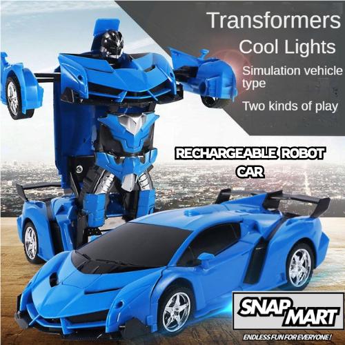 [Snap Mart] 1:18 Rechargeable Remote Control Car Robot 2-in- - TikTok ...