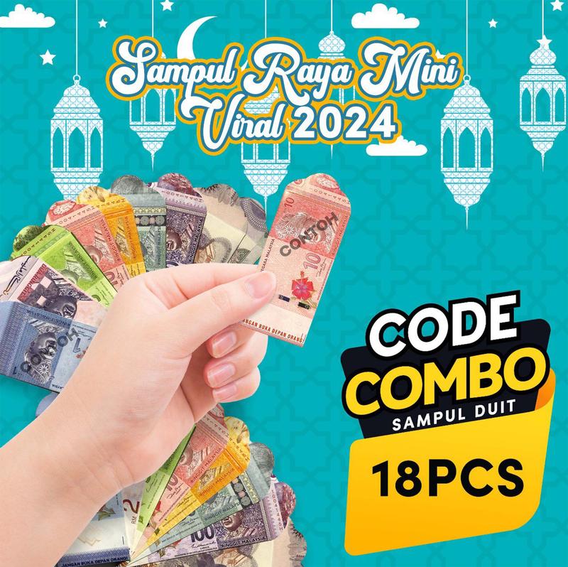 SAMPUL RAYA MINI BARU DESIGN DUIT VIRAL 2025 - TikTok Shop Malaysia