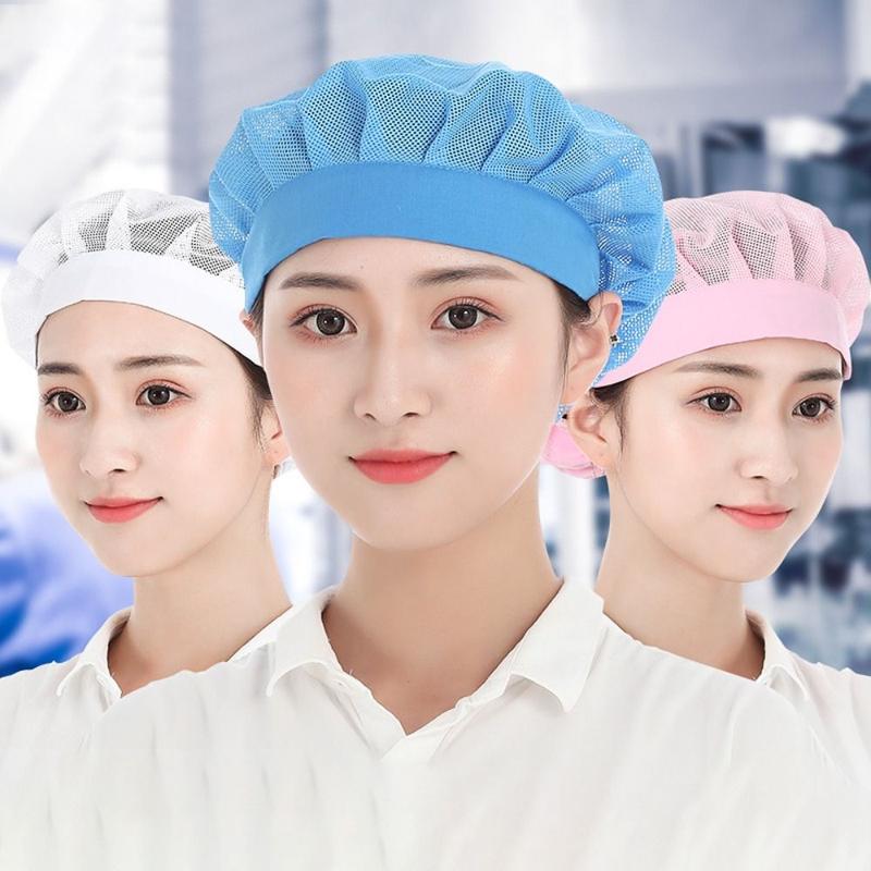 Chic Food Service Chef Cap Hair Nets Bundled Hair Nets Work Wear ...