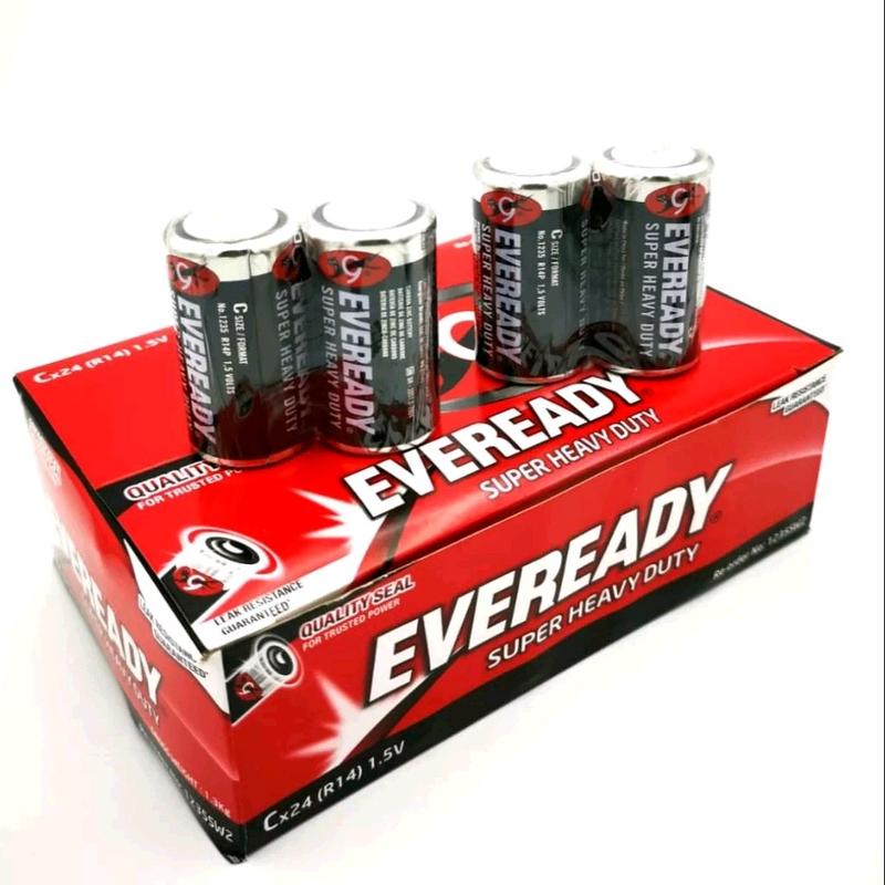 1 Box (24pcs) Eveready 'C' Size Super Heavy Duty Battery - TikTok Shop ...