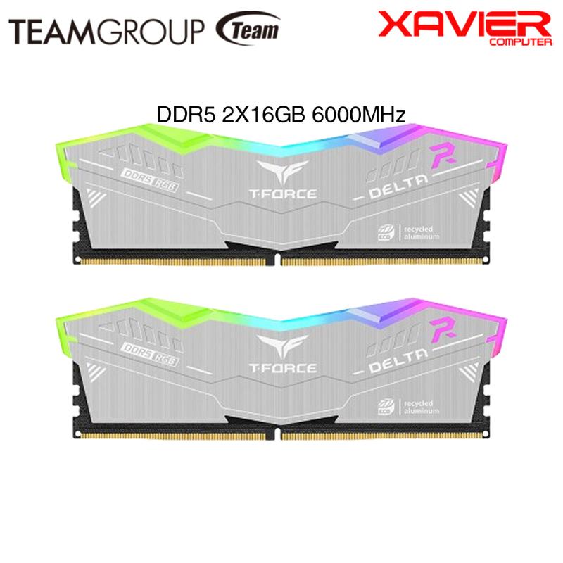 RAM TEAMGROUP T-FORCE DELTA RGB ECO DDR5 2X16GB (32GB) 6000MHz - MEMORY ...