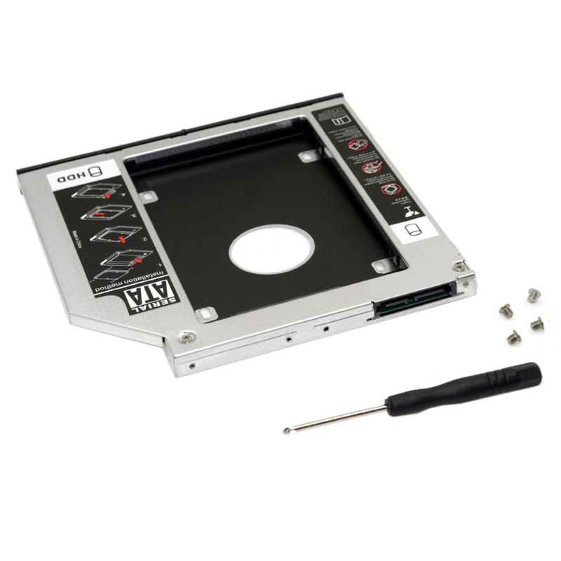 SATA 22pin HDD HD Hard Disk Drive Caddy Case for 12.7mm Universal ...