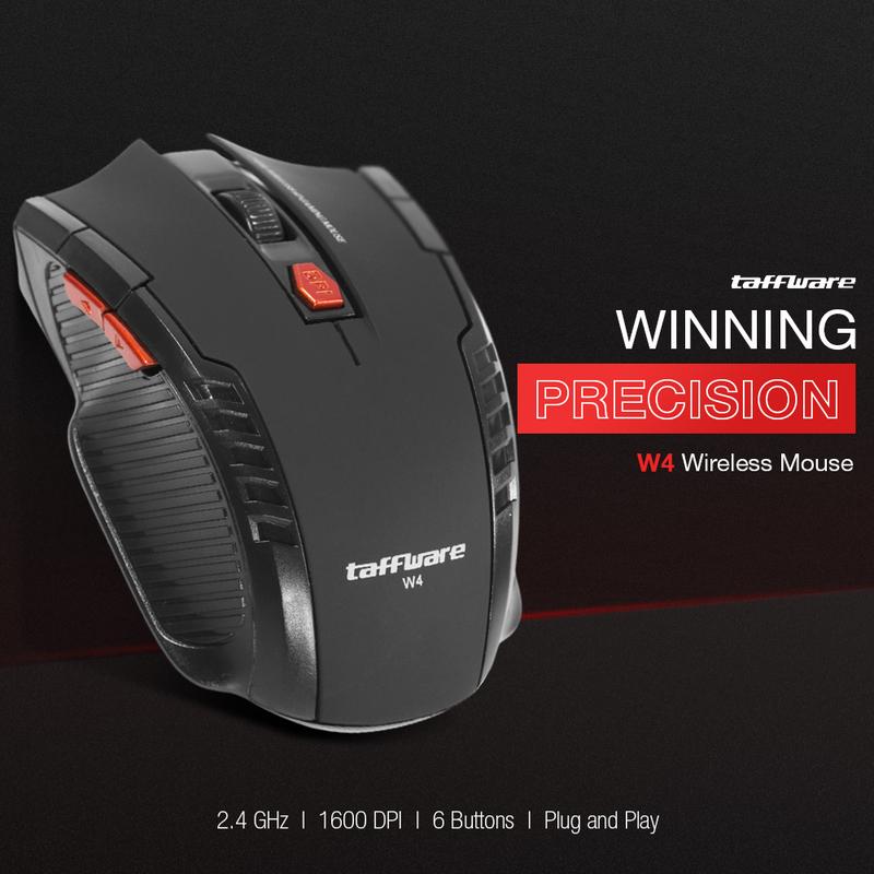 M5L Fantech Gaming Mouse Wireless 2000 DPI - W4 - Black - Shop | Tokopedia