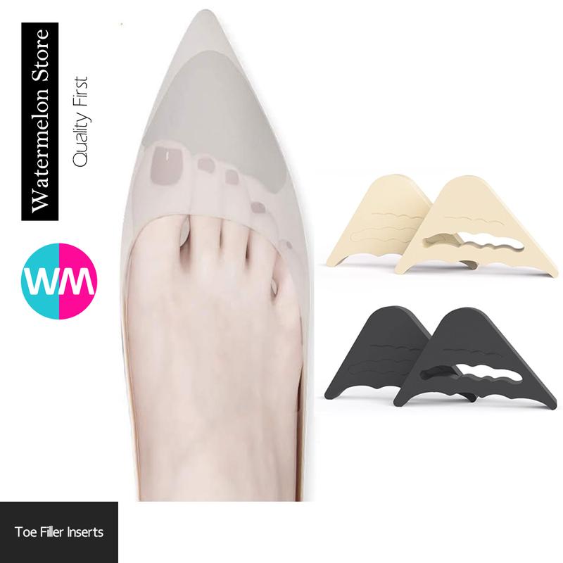 1 Pair Heel Shoes Toe Filler Inserts Adjustable Toe Plug Reusable ...