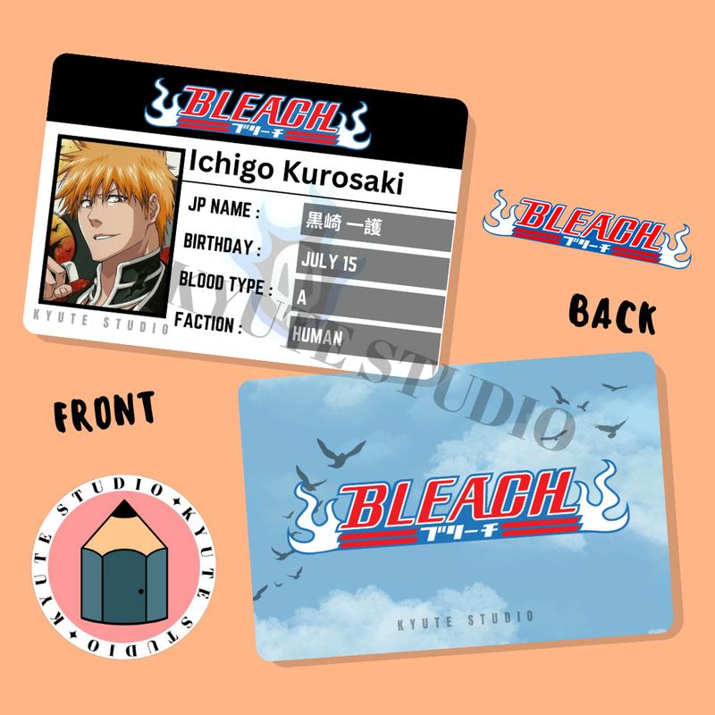BLEACH ANIME ID CARD COLLECTION - TikTok Shop Malaysia