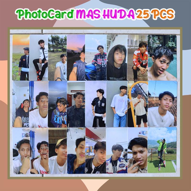 Photocard mas Huda isi 25 pcs Unofficial Buatan Fans - Shop | Tokopedia