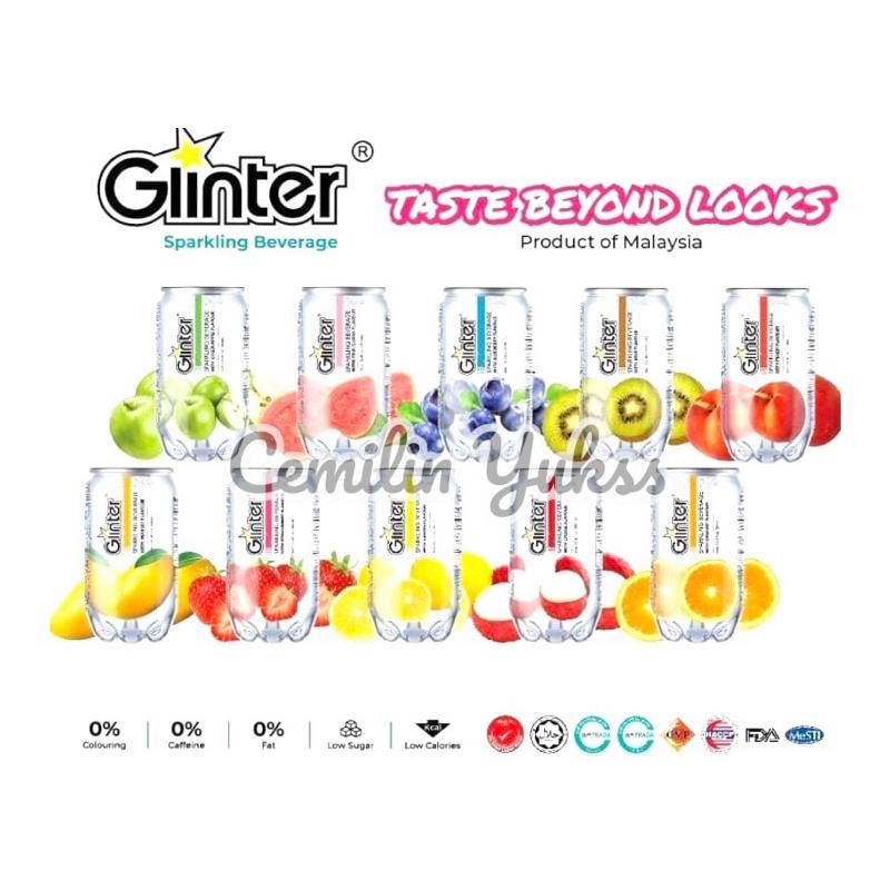 Glinter Sparkling Beverage With Fruit Flavour 350ML Minuman Soda - Shop ...