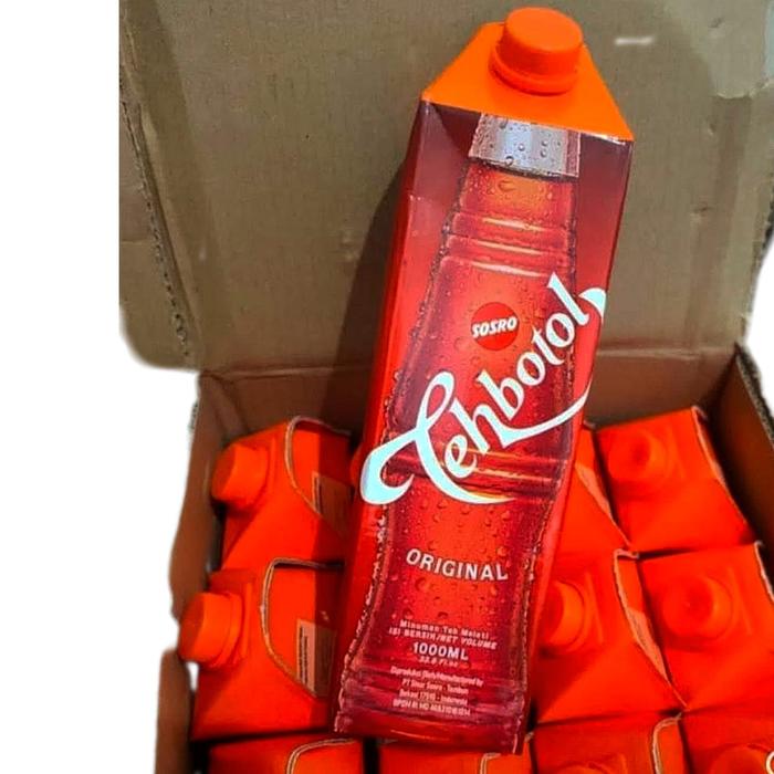 Jual 12 Kotak Teh Sosro Original 1 Liter Dusan Minuman Tea Manis - Kota ...
